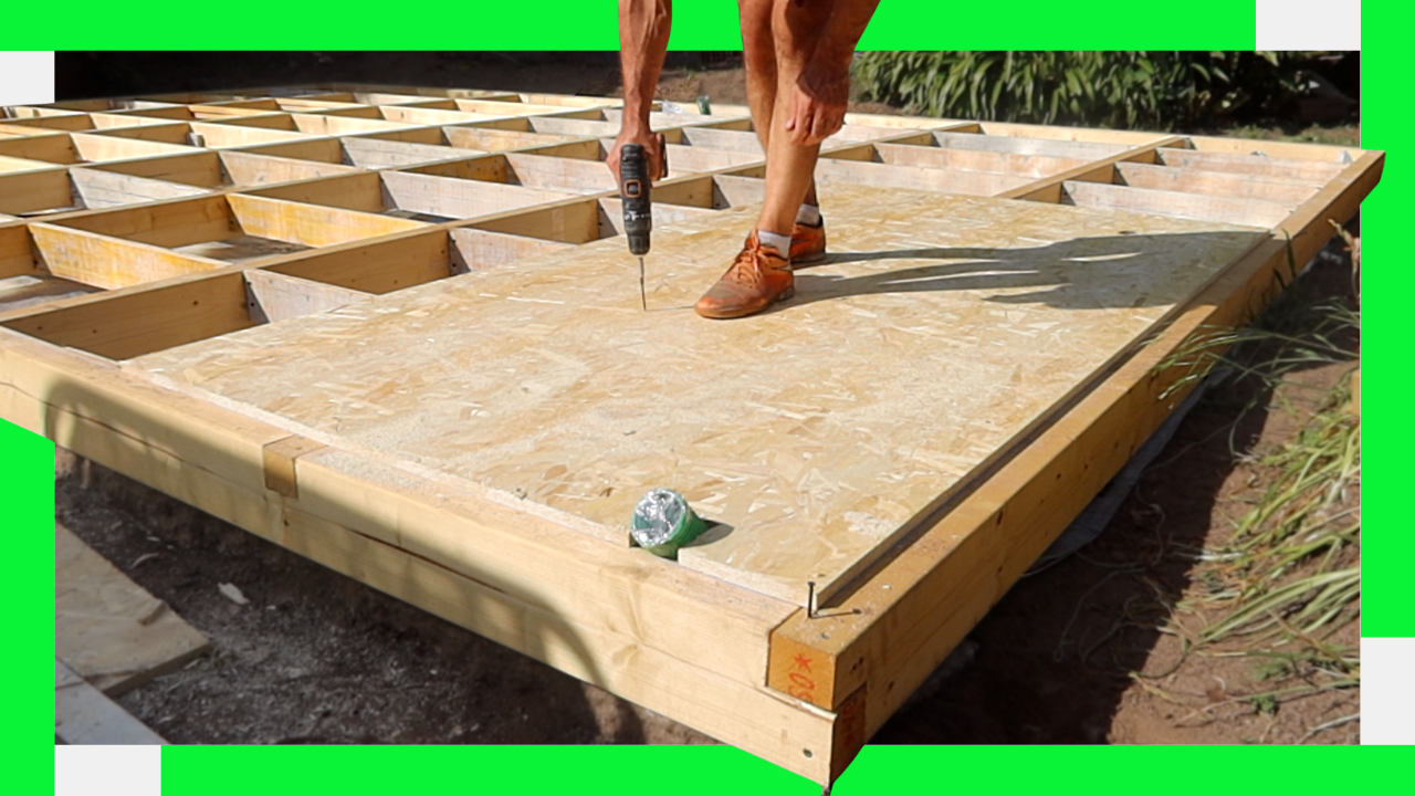 Construcción Piso De Madera Para Taller